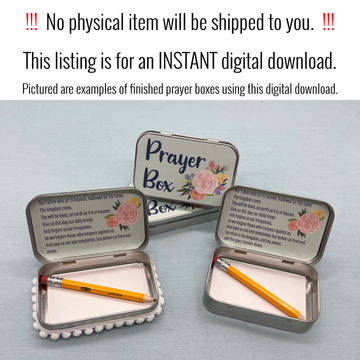 Christian Printables - Altoid Tin Crafts - DIY Prayer Box Ideas – inAWE