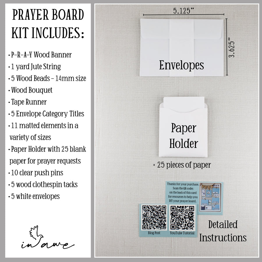 DIY Prayer Board Kit | Inspiring Prayer Wall Ideas for Your Space | Da ...