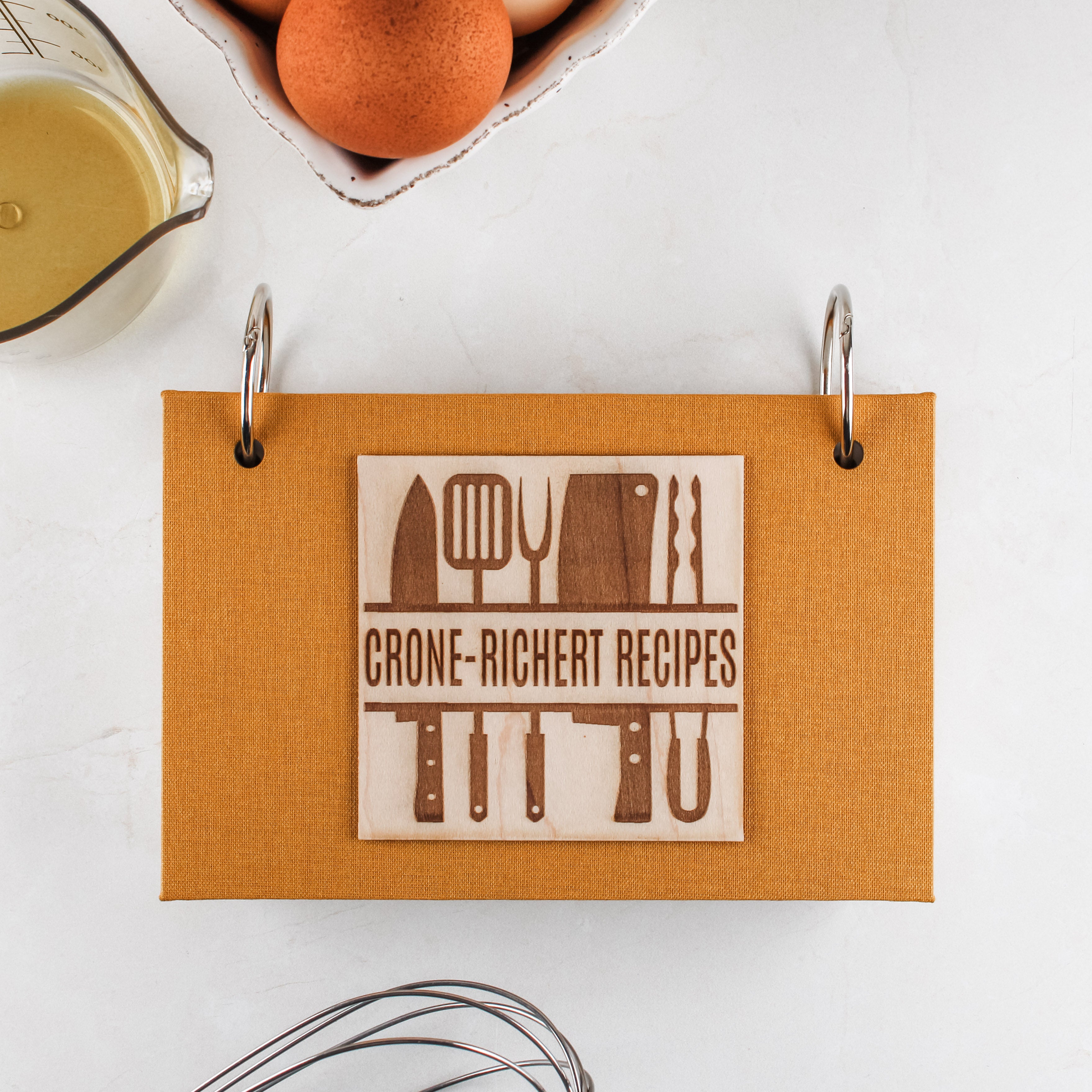 Personalized Recipe Book | Custom Cookbook with Alpha Tabs – inAWE