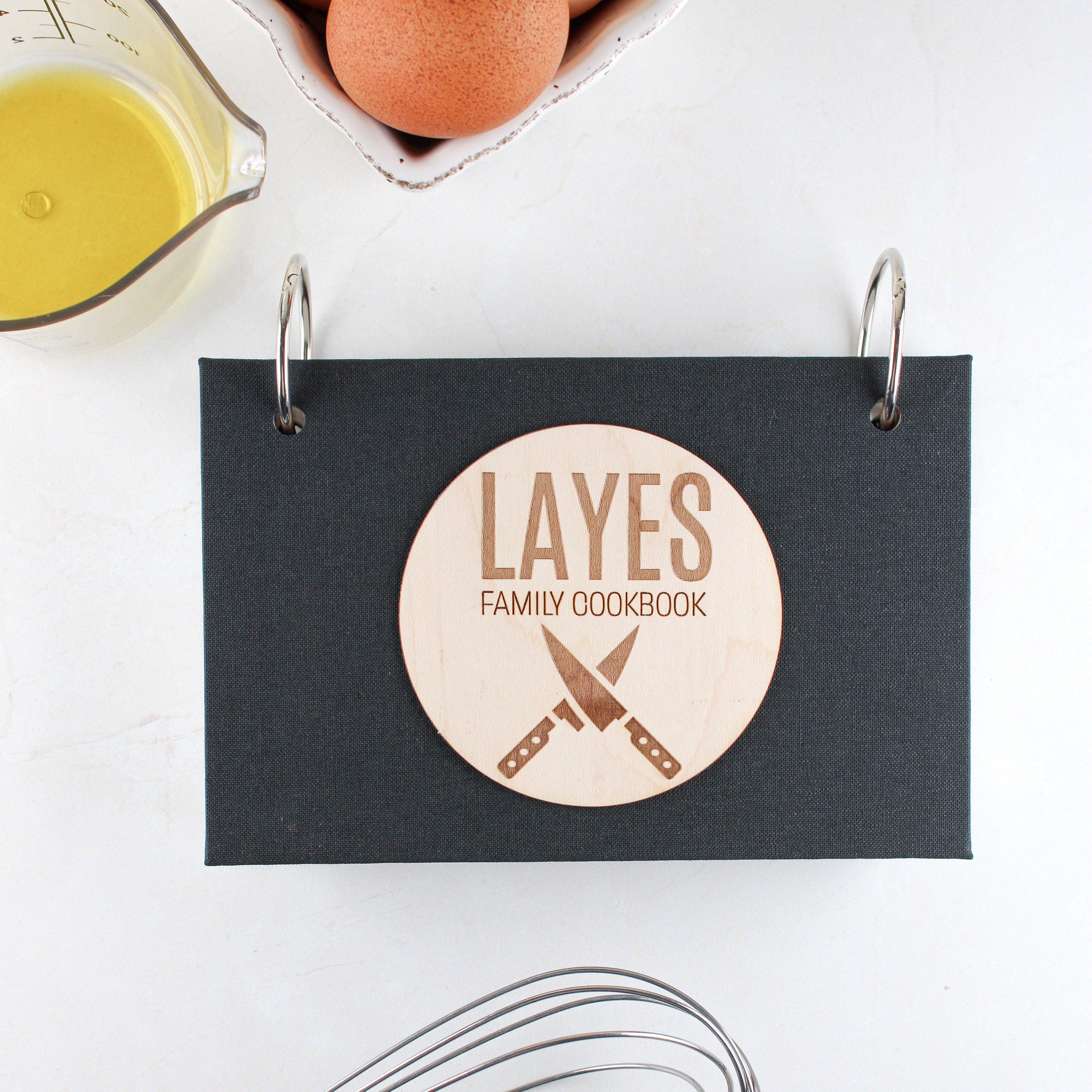 Custom Recipe Book | Personalized Cookbook with Alpha Tabs – inAWE